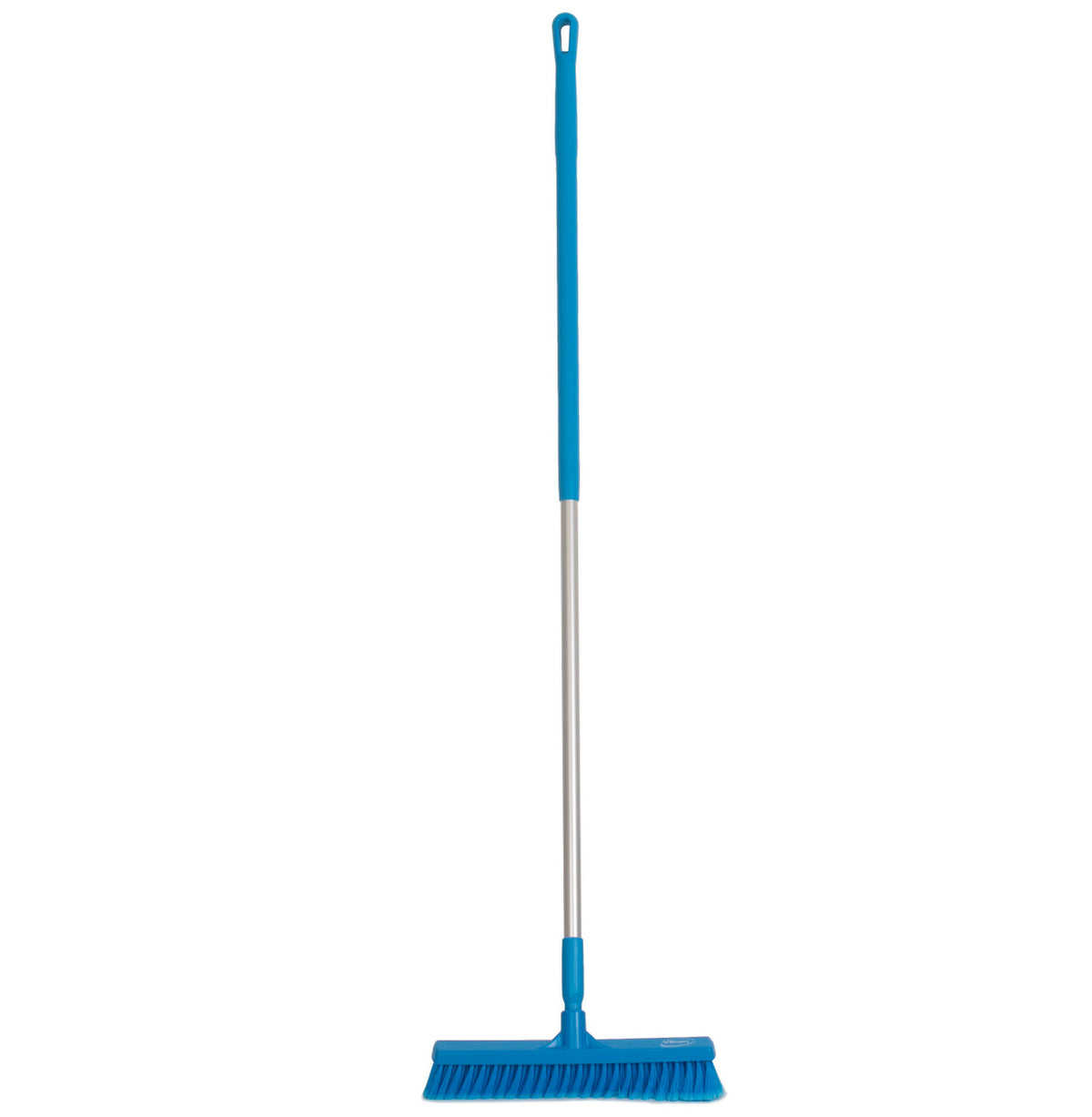 Vikan 16" Fine Bristle Push Broom w/ 60" Aluminum Handle — Union Jack Tools