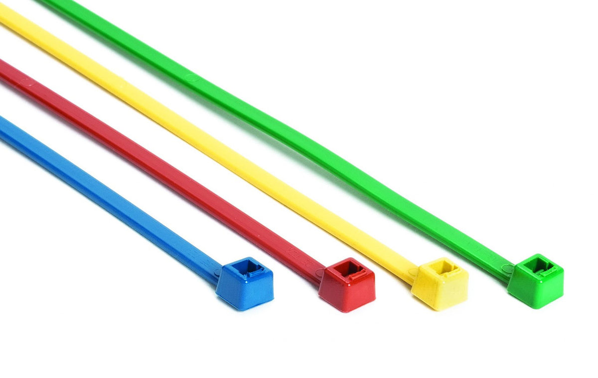HellermannTyton Color-Coded Metal Detectable 15" Cable Ties — Union ...